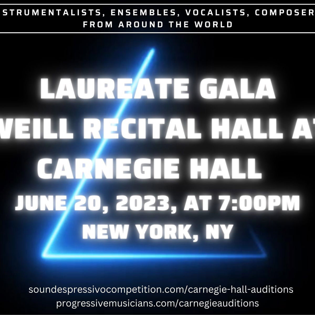 Laureate Gala at Carnegie Hall at Weill Recital Hall - Groupmuse