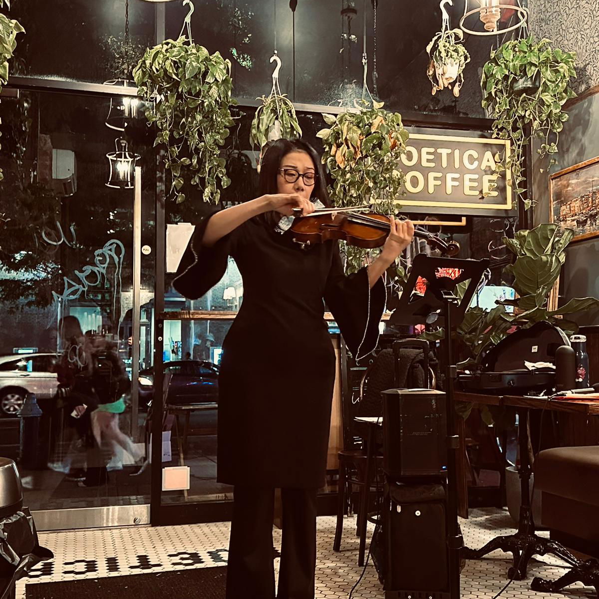 'From Bach To Tango!'Concert Series : Sharon on the violin with backing ...